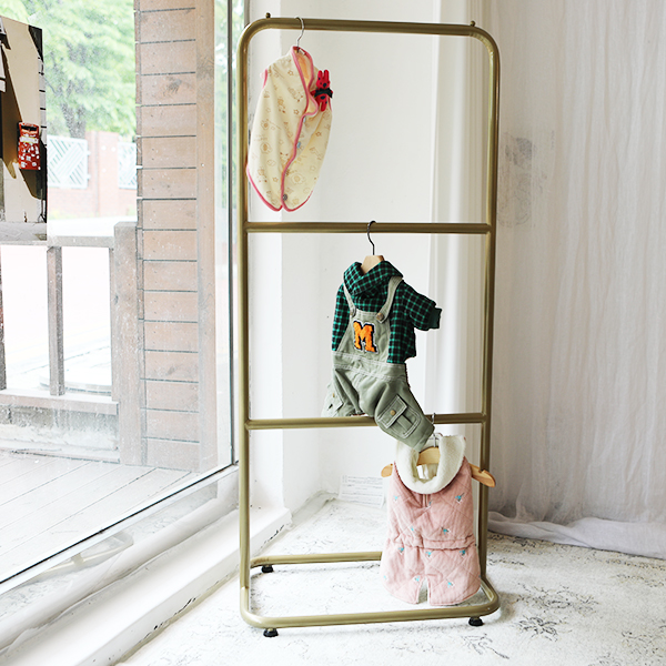 루시 3단 애견 강아지 옷걸이 행거 옷장 제작_용접형 B156 | 코코디피